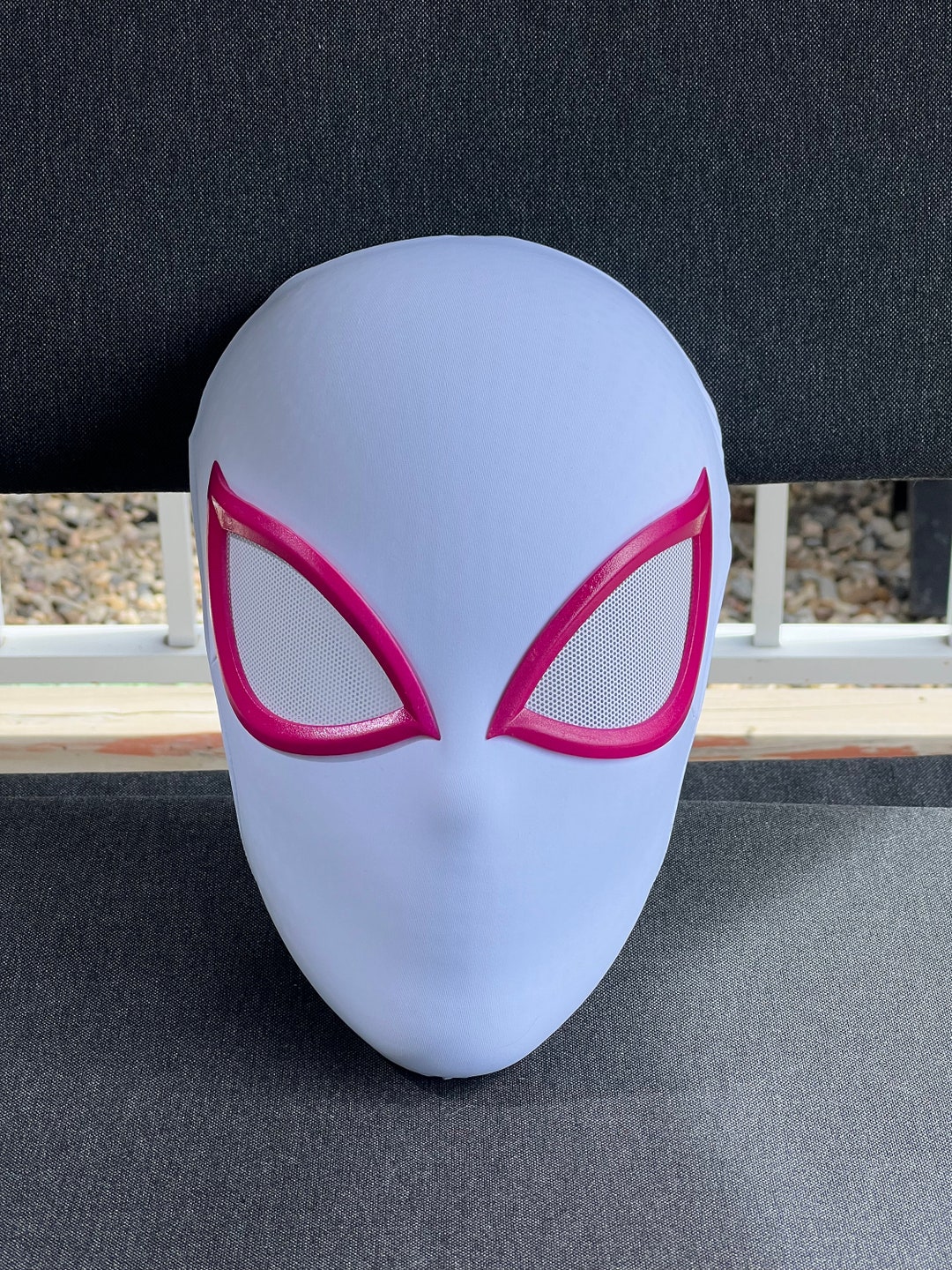Máscara de cosplay de Super Hero Spider Gwen con carcasa - Etsy México