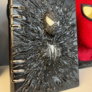 Raimi Spiderman Venom Notebook 3D Printed Hand Painted Sculpture Relief ...