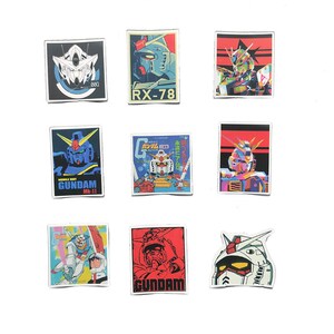 50 Pcs Gundam Vinyl Sticker Bomb Decal Pack - Etsy
