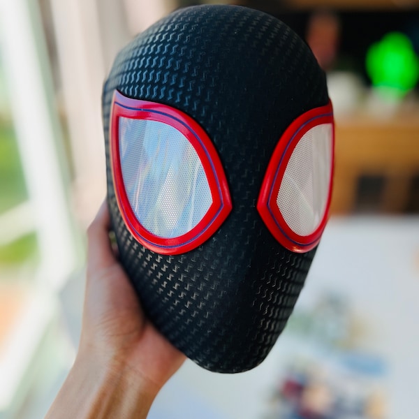 Miles Morales Face Shell and Mask - Etsy