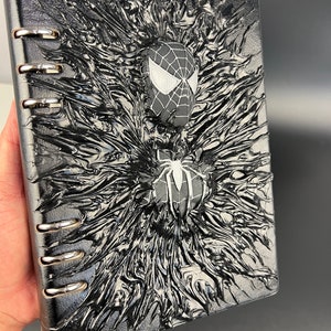 Raimi Spiderman Venom Notebook 3D Printed Hand Painted Sculpture Relief ...