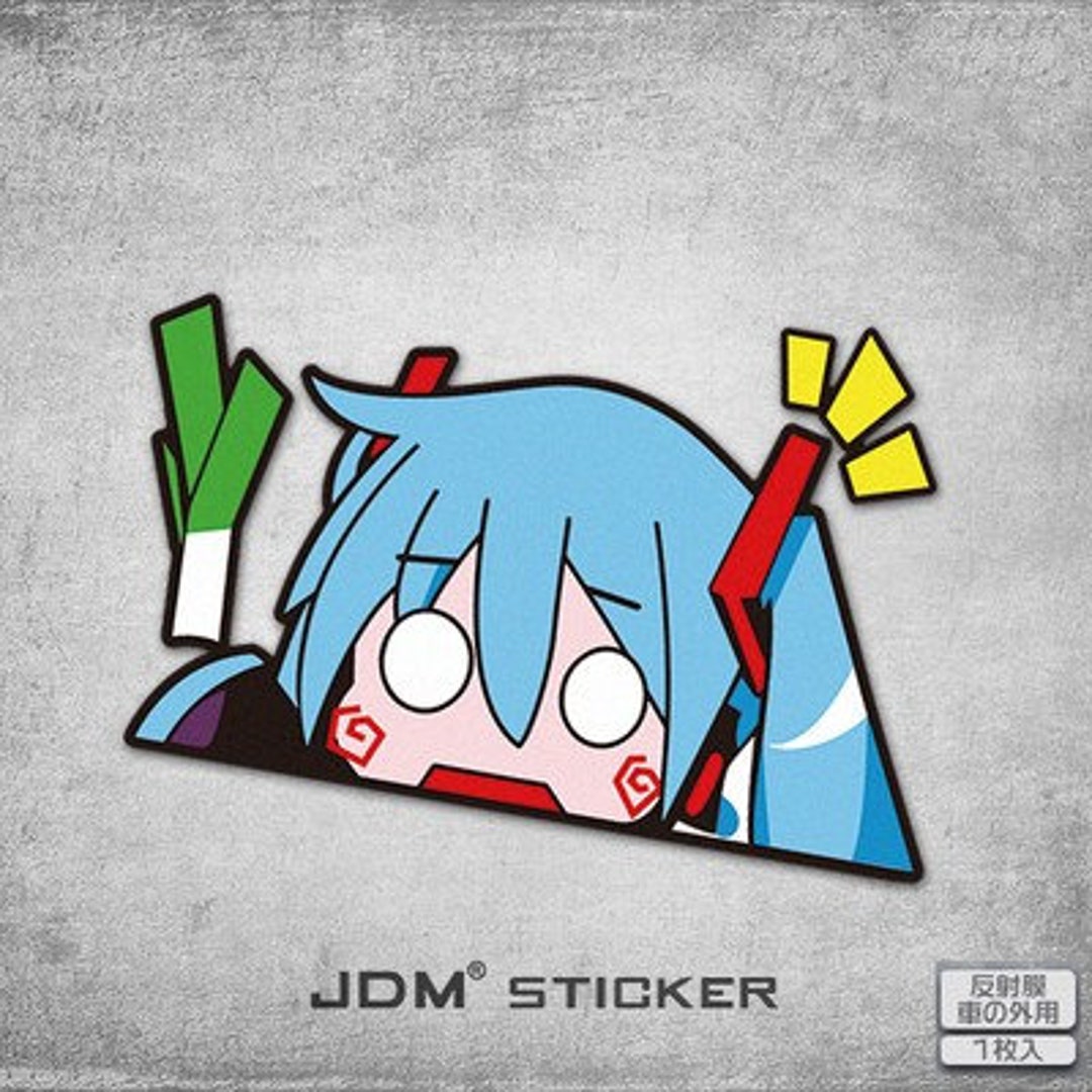 Japanese Video Game Anime Light Refletive Sticker Decal - Etsy
