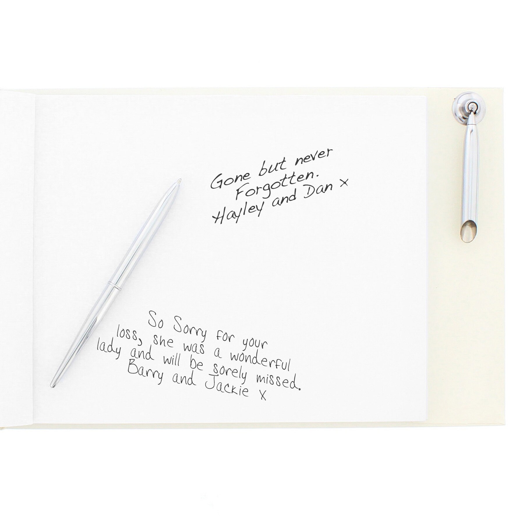 Personalised in Loving Memory Floral Hardback Guest Book & Pen - Etsy