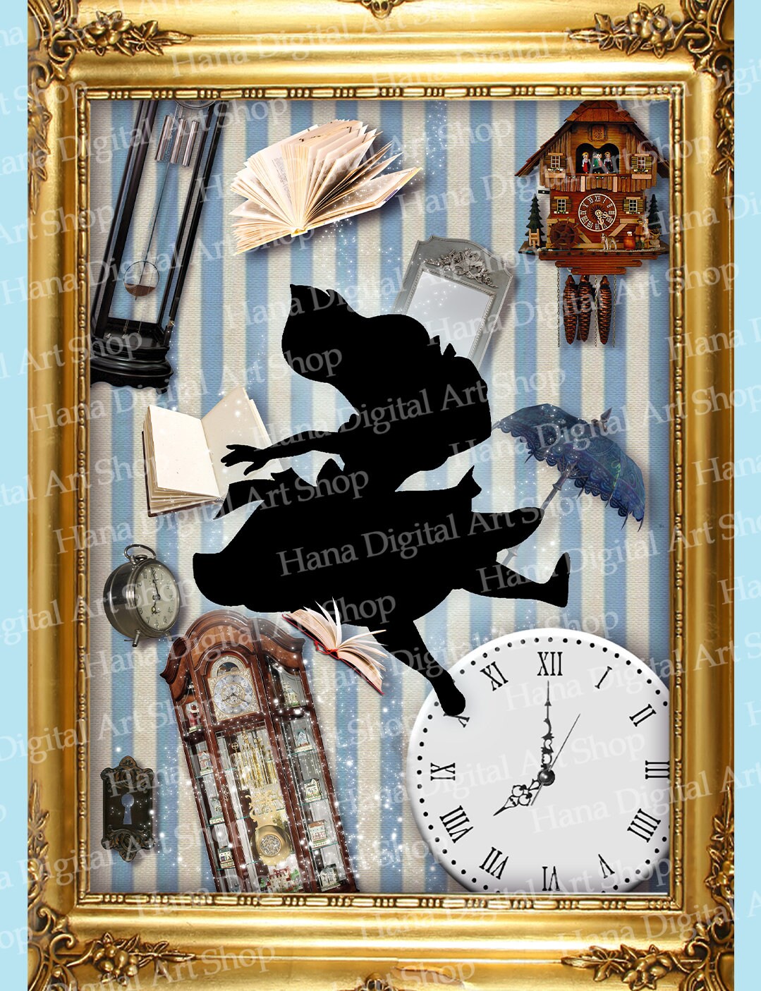 ALICE IN WONDERLAND Unique Poster, Postcard, Vintage Journal, Alice Art ...