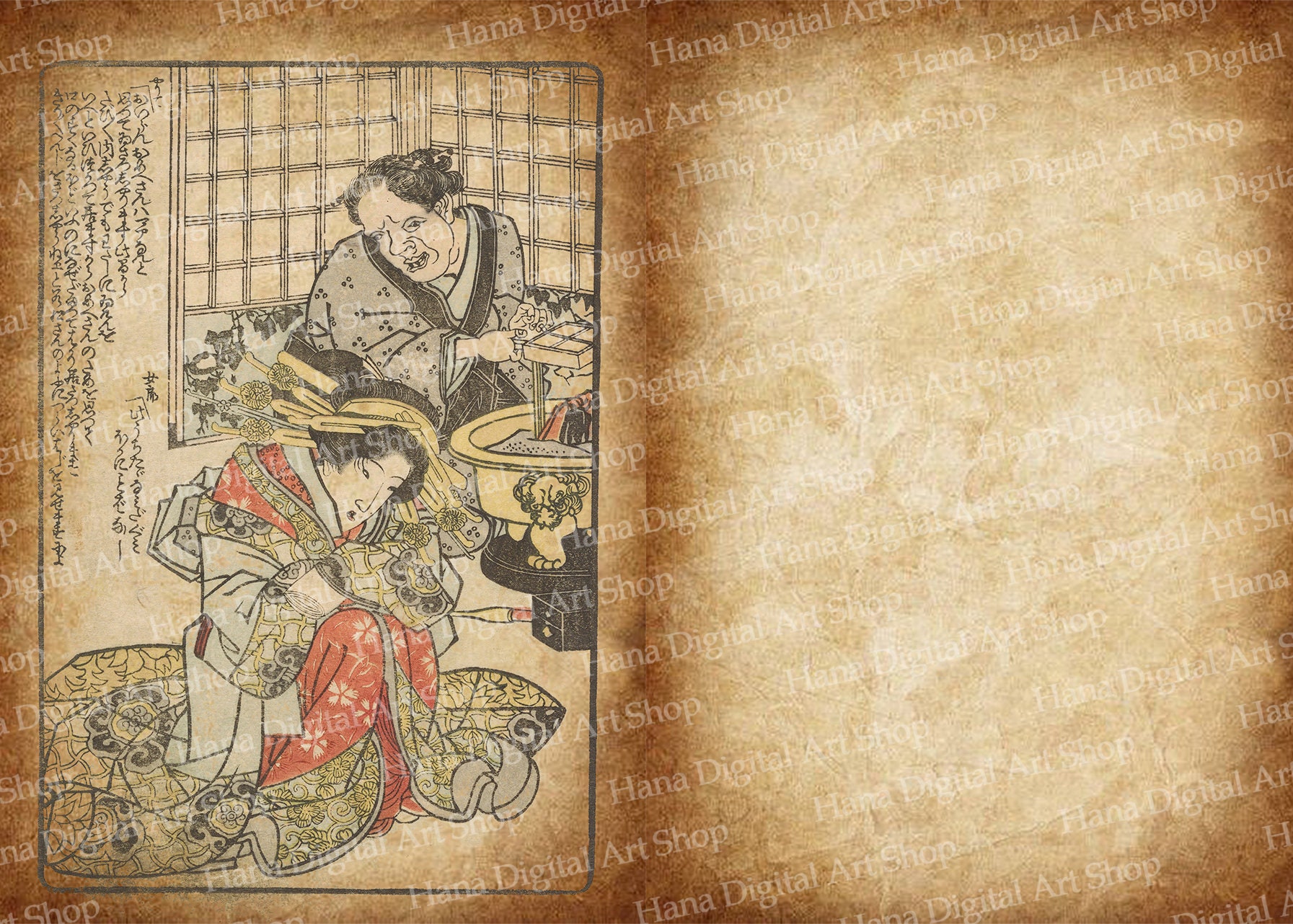 VINTAGE JAPANESE Printable Pages for Junk Journals, Japanese Ephemera ...