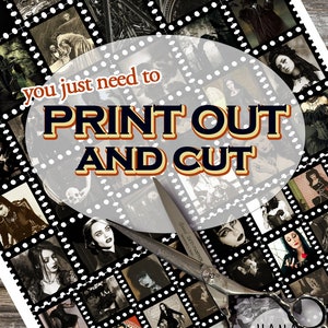 48 GOTHIC STAMPS, Goth Stamps, Printable Stamp, Dark Academia Stamp ...