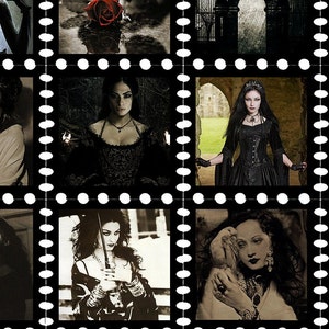 48 GOTHIC STAMPS, Goth Stamps, Printable Stamp, Dark Academia Stamp ...