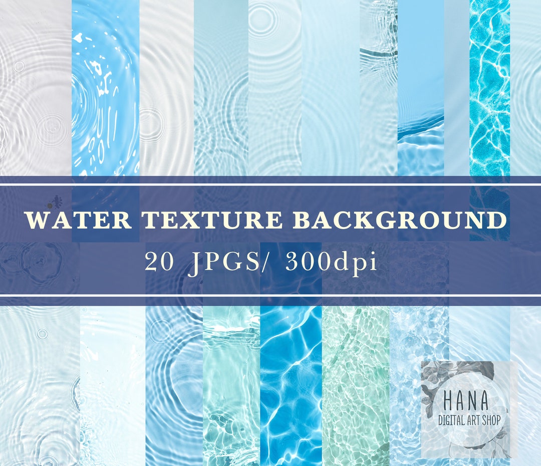 WATER TEXTURE BACKGROUND Paper, Digital Paper, Luxury Marble ...