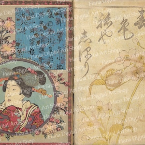 Japanese Printable Pages for Junk Journals, Japanese Ephemera, Junk ...