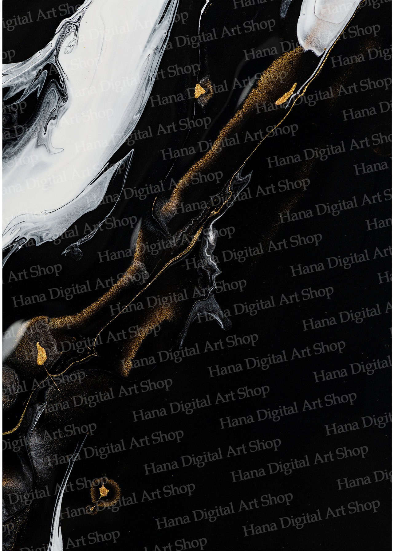 BLACK MARBLE Textures Paper, Digital Paper, Luxury Marble Backgrounds ...