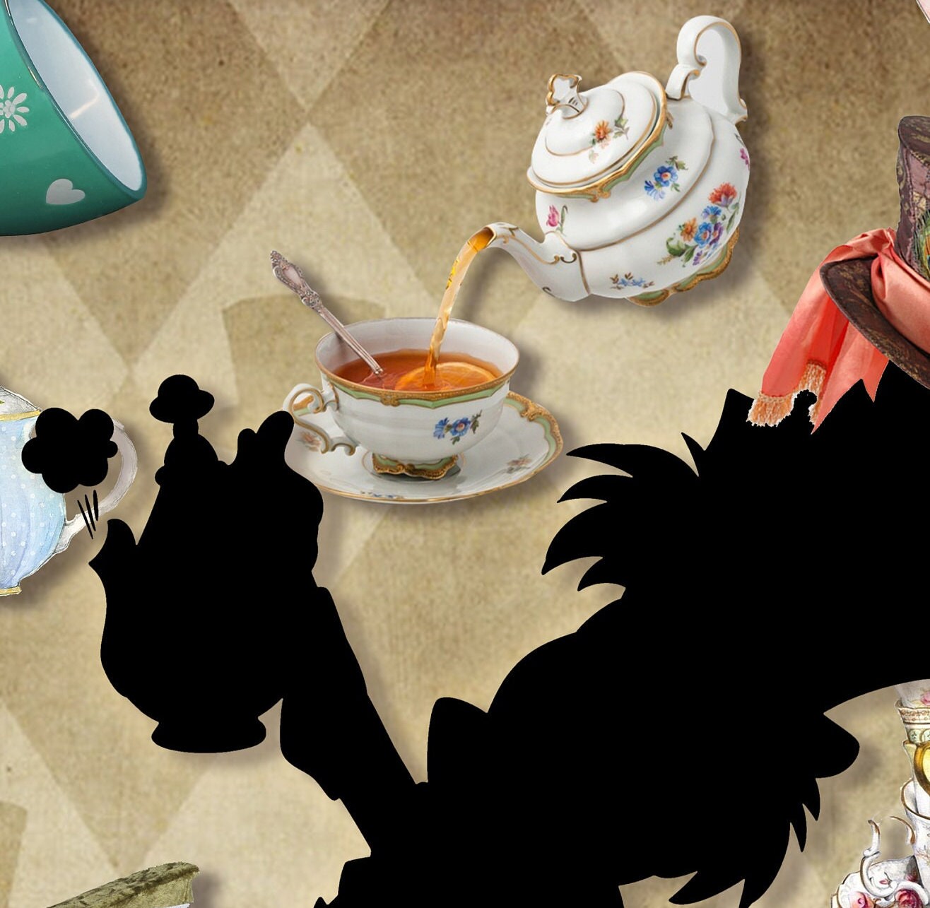 ALICE IN WONDERLAND Unique Poster, Postcard, Vintage Journal, Alice Art ...