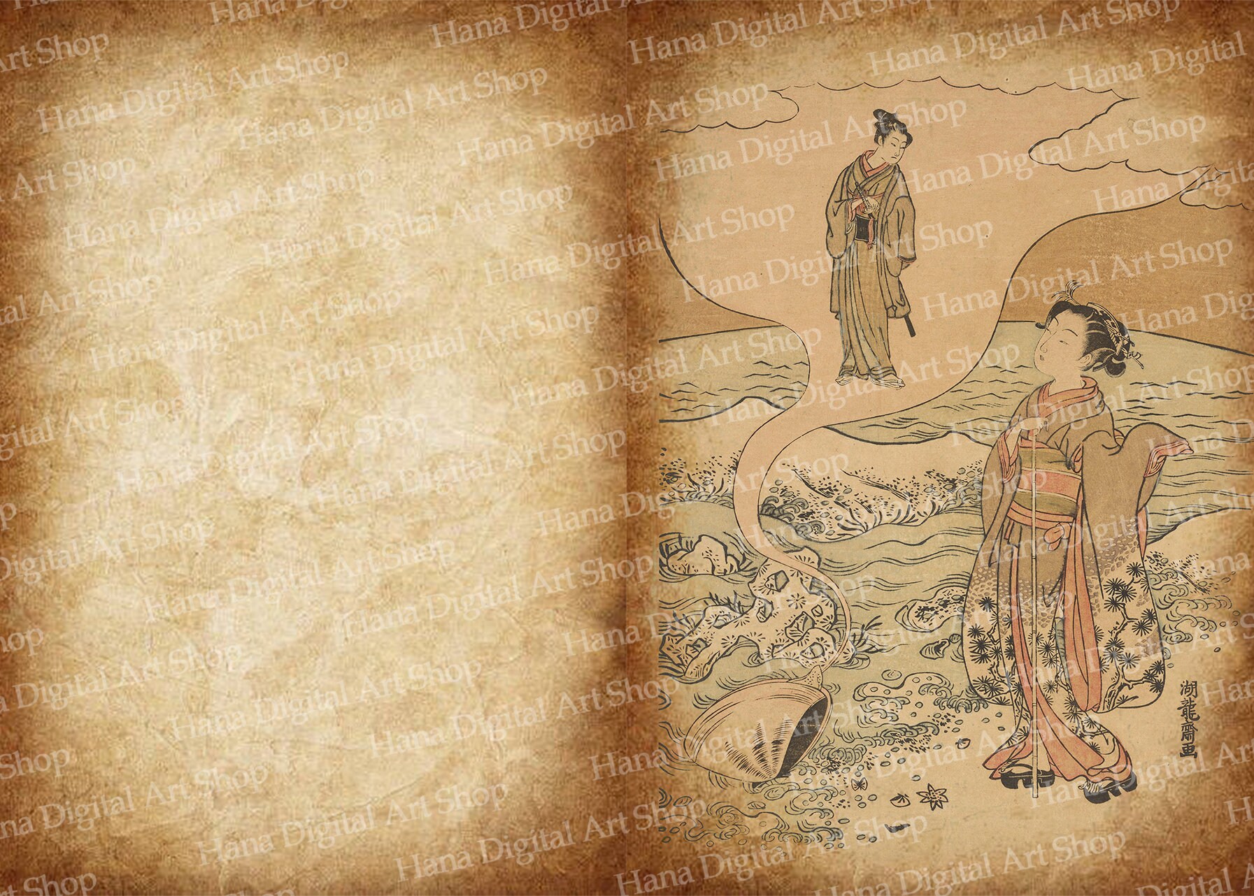 VINTAGE JAPANESE Printable Pages for Junk Journals, Japanese Ephemera ...