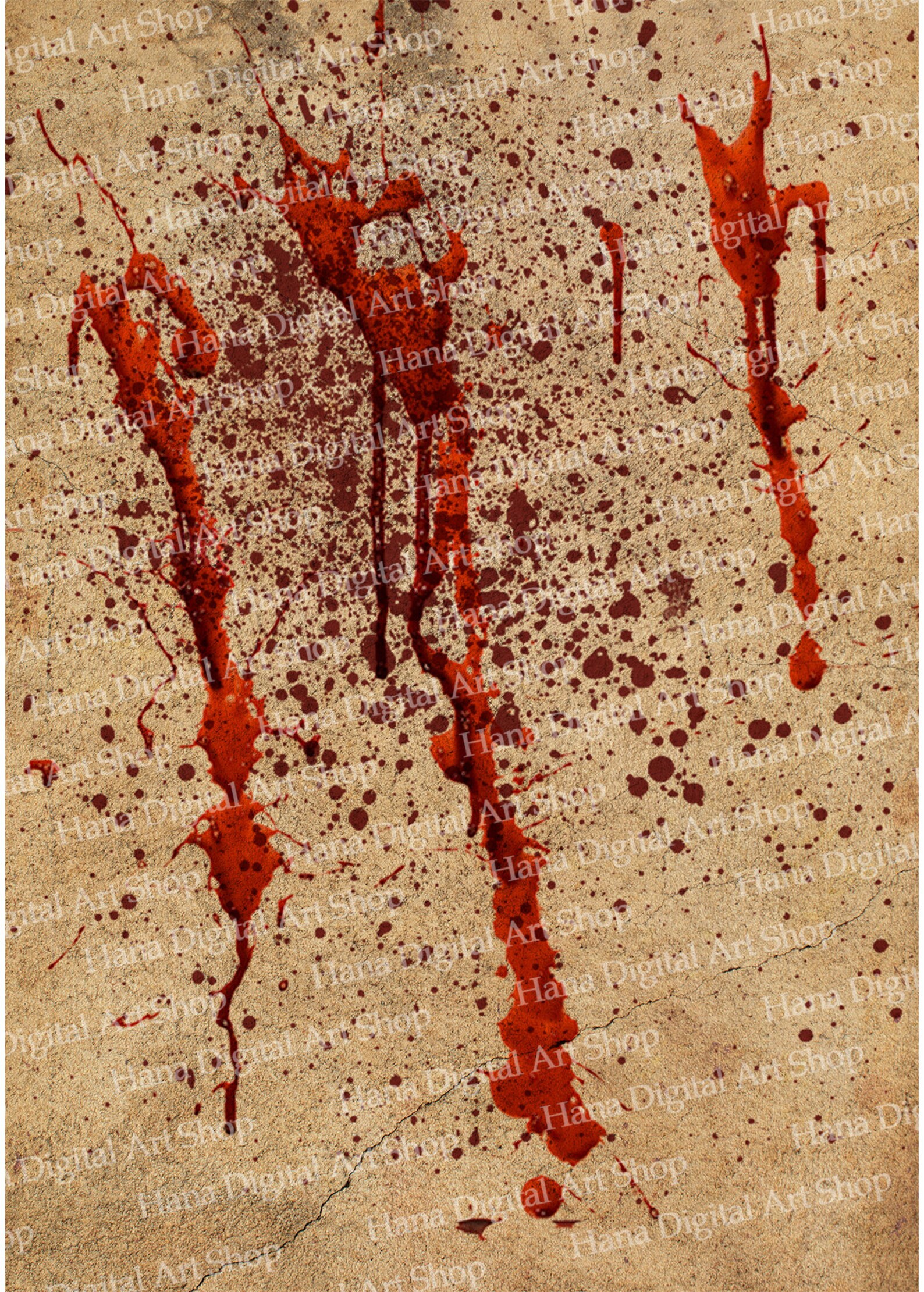 BLOODY PAPER PACK, Creepy Paper, Journal Printable Pages, Digital ...