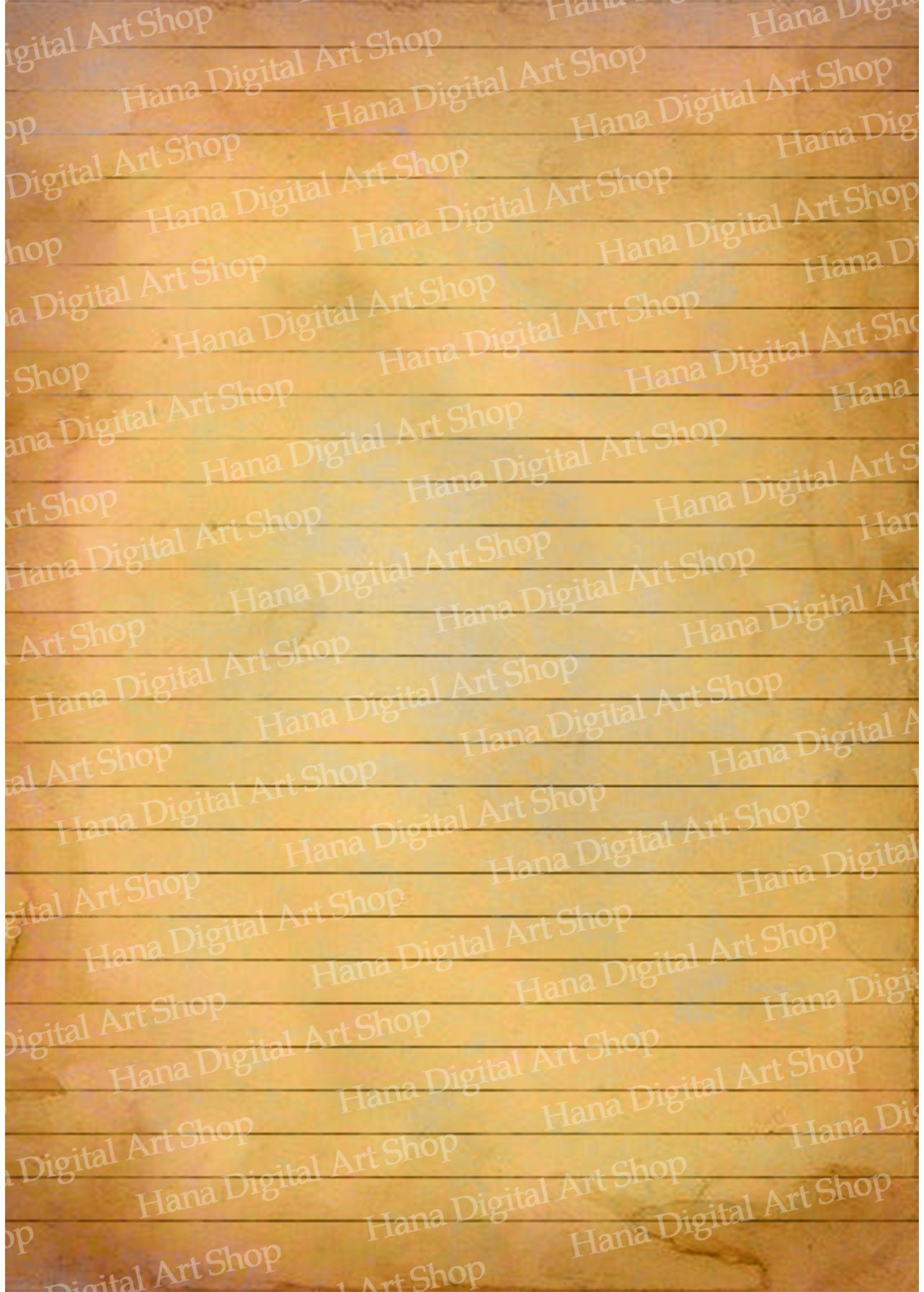 ALPHABET LINED Paper, Vintage Lined Paper, Paper to Write On, Digital ...
