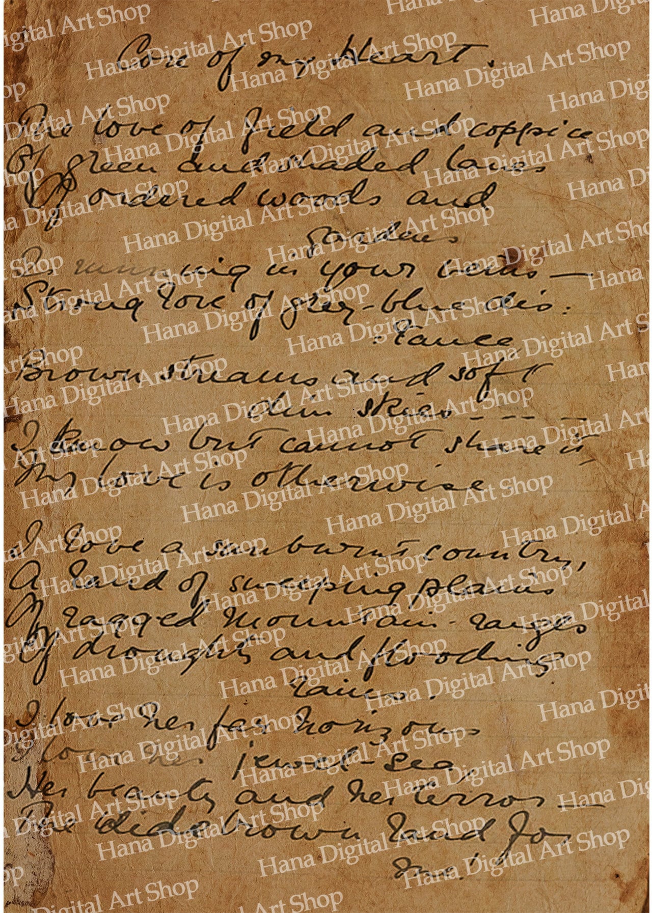 DIGITAL VINTAGE LETTER, Vintage Letters, Vintage Letters From 1943 ...