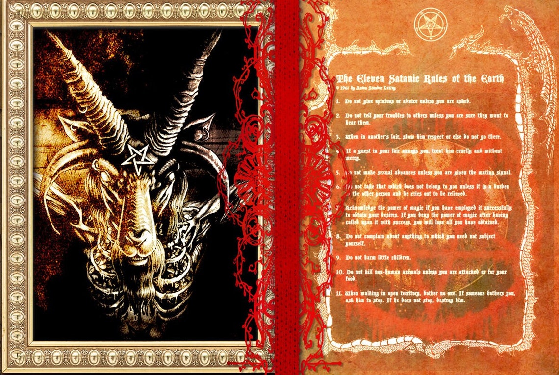 Satanic Journal Pages, Gothic Ephemera Collage Sheets (digital Download ...