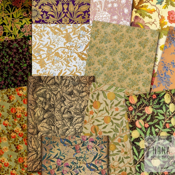 Junk Wallpaper - Etsy