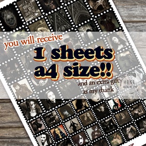 48 GOTHIC STAMPS, Goth Stamps, Printable Stamp, Dark Academia Stamp ...