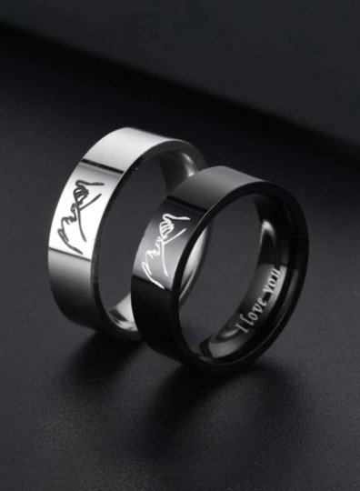 Matching Pinky Promise Rings - Etsy