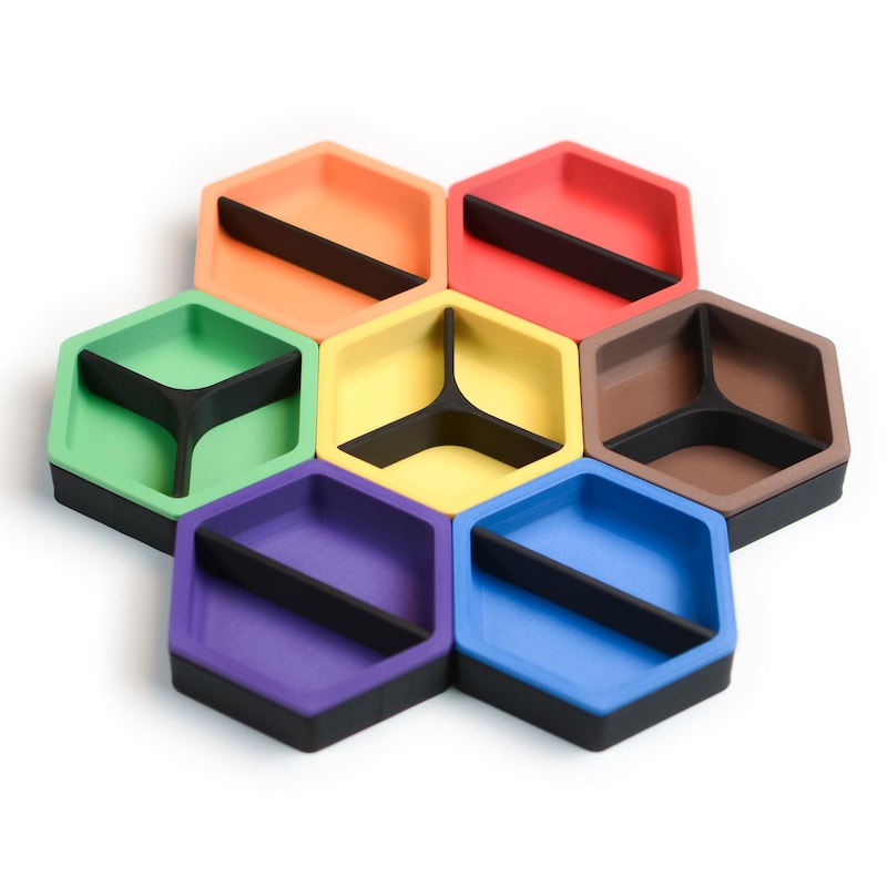 Hexagon Magnetic Trays - Etsy
