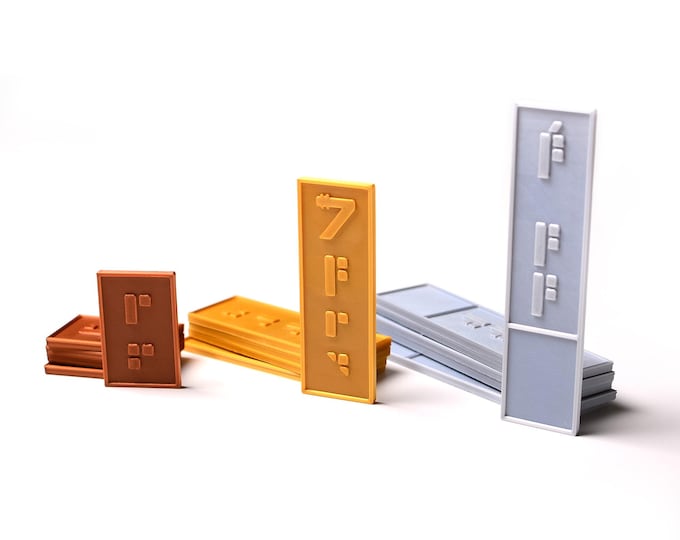 Gold Republic Credit Solid Metal Sabacc Gaming Tokens Star Wars Sabacc ...