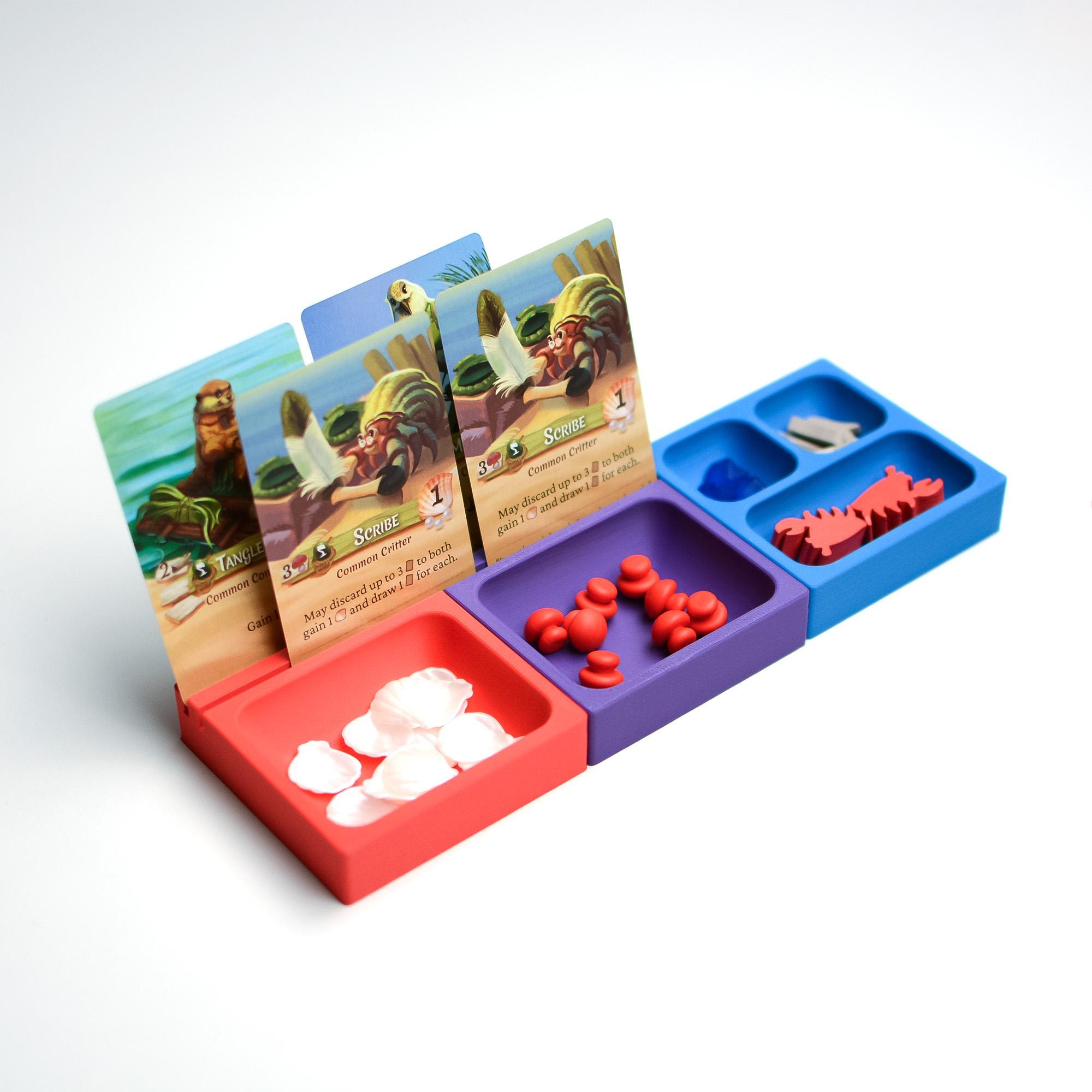 Magnetic Board Game Token Tray Set (16 Colors – 4 Tray Types) - Etsy