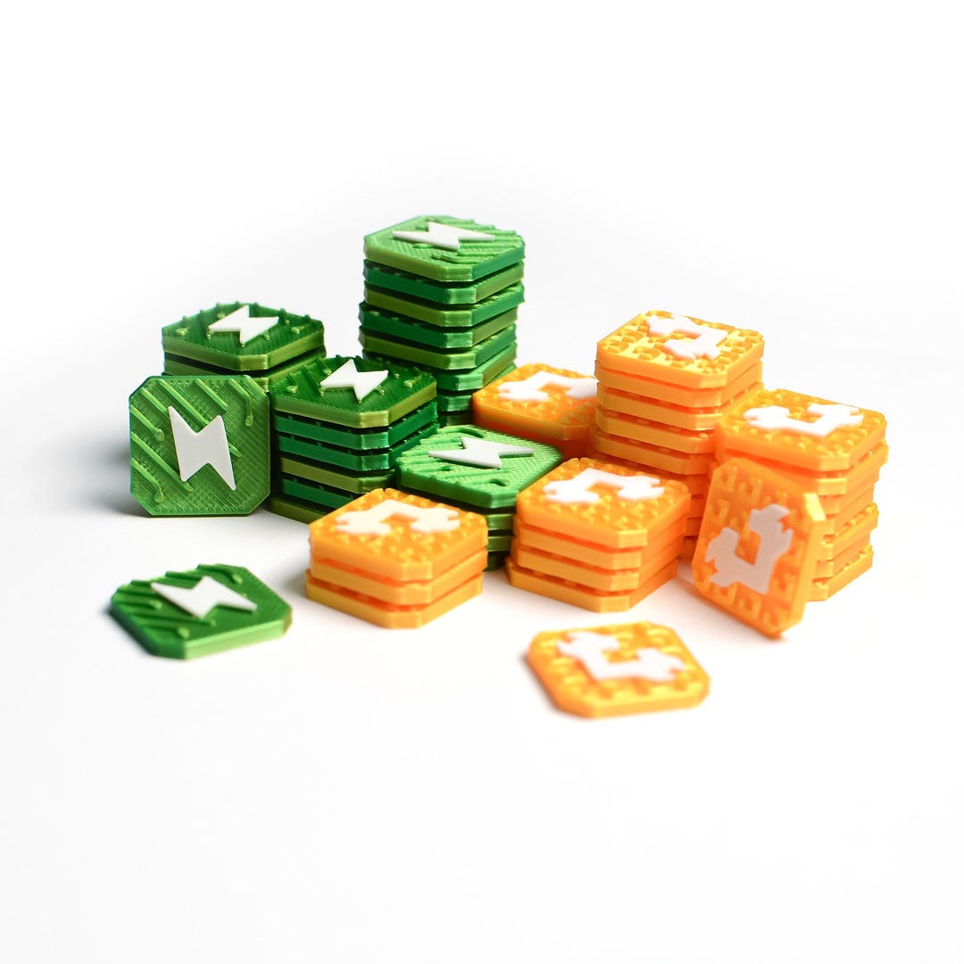 SETI Board Game Upgrade: Custom Credit & Energy Token Set (60 Tokens) - Etsy