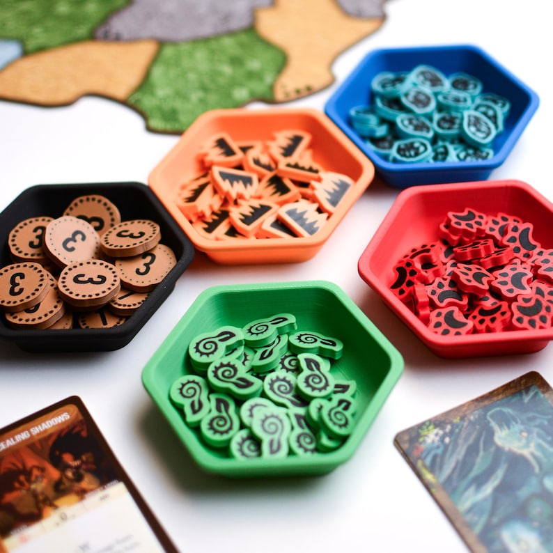 Hexagonal Token Holder – Budget Version - Etsy