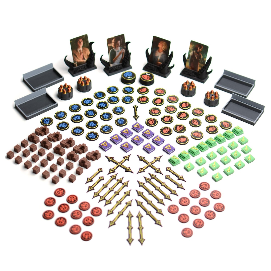 Arkham Horror LCG Token Set / Tentacle Investigator Holder + Enemy ...