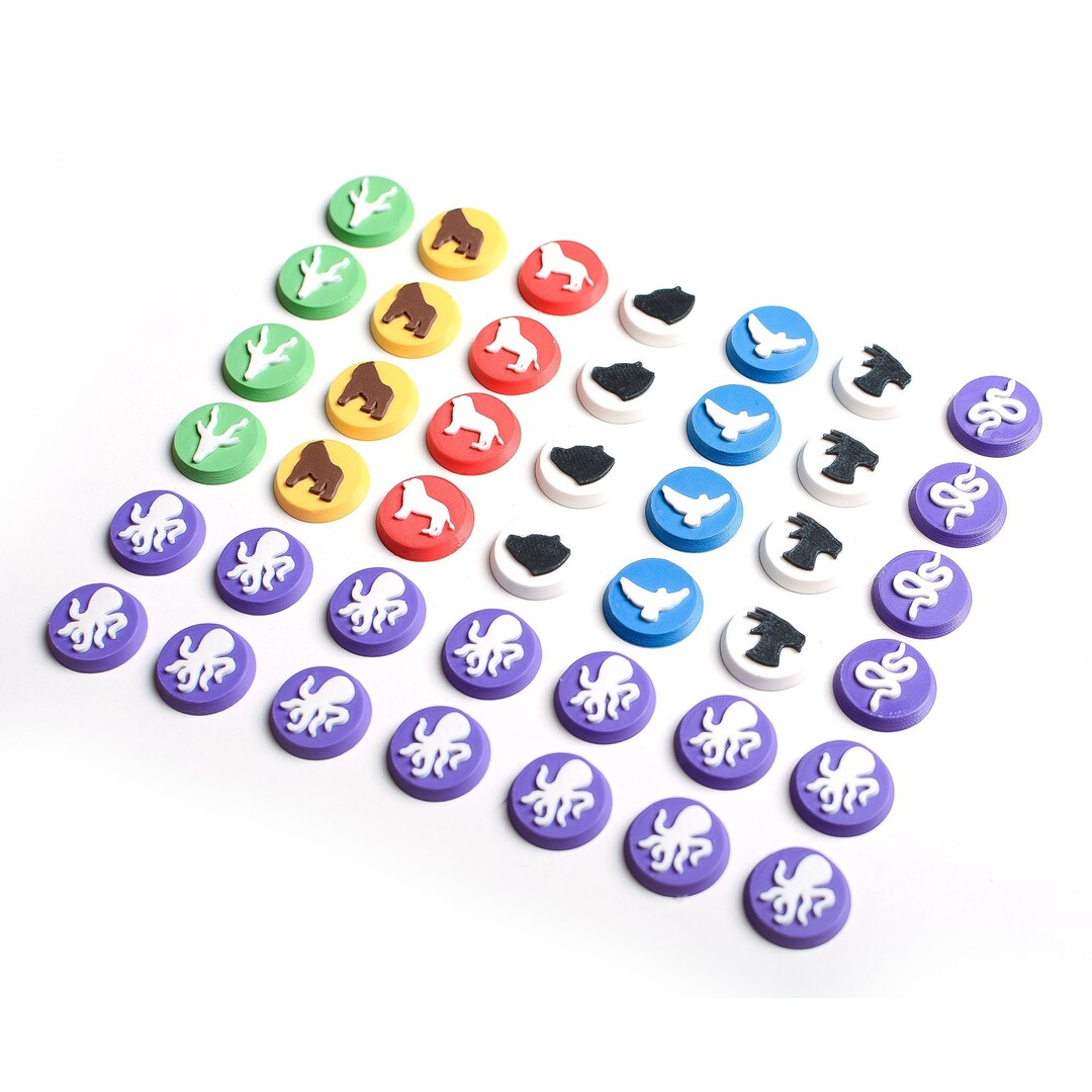 Ark Nova Marine World Expansion Animal Tokens | 42 Pcs - Etsy