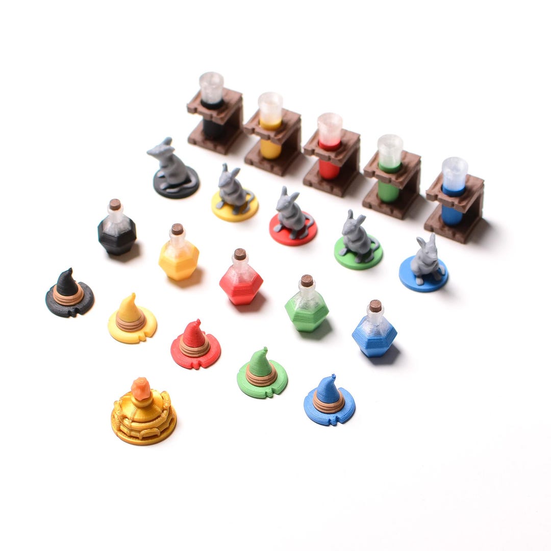 Complete Kit for the Quacks of Quedlinburg and Herb Witches - 26 Pieces ...