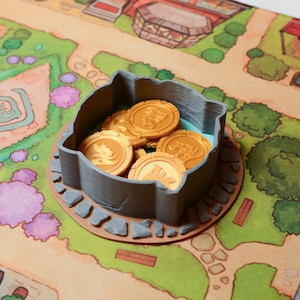 Flamecraft Coin: 3D Printed Golden Token Set - Etsy