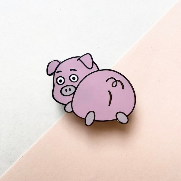 Pig Lapel Pin - Etsy
