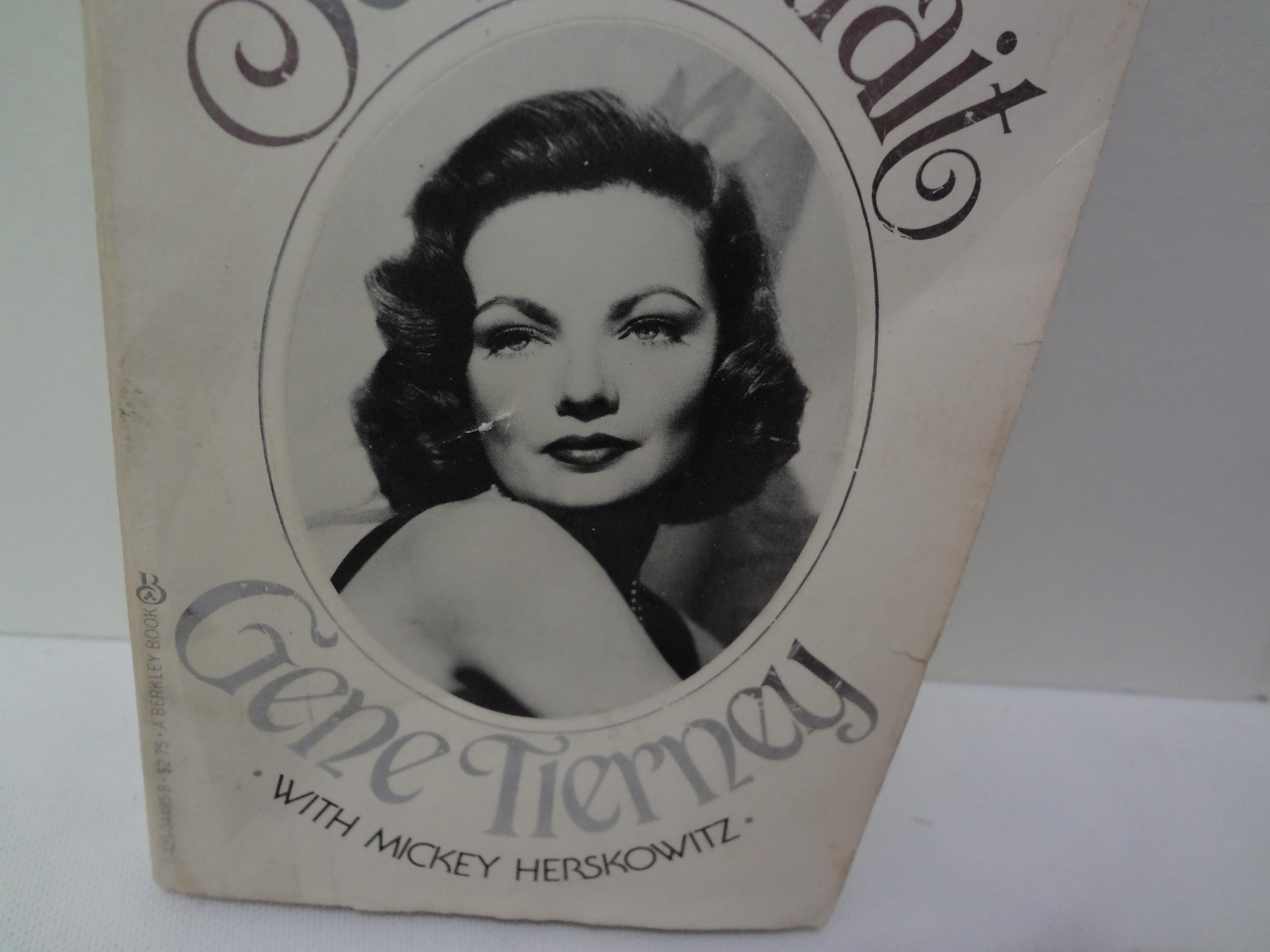 Self-portrait Gene Tierney With Mickey Herskowitz Berkley 1980 - Etsy