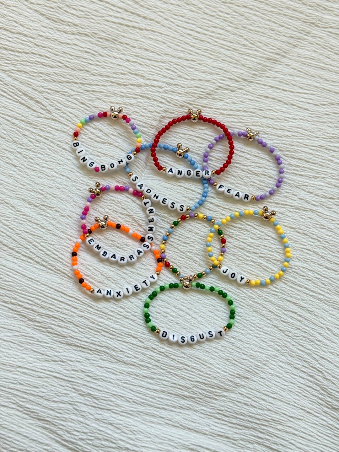 Emotions Bracelet , Handmade Beaded Bracelets , Joy , Sadness , Disgust ...