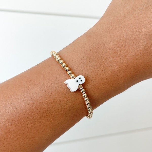 Ghost Bead Bracelet - Etsy