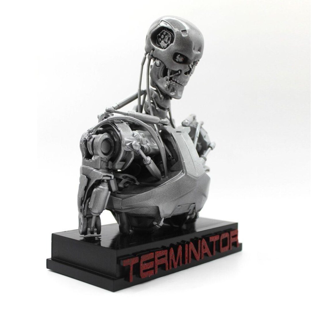 The Terminator Endoskeleton Figure DESK ART Artwork "i'll Be Back ...
