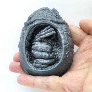 Cutaway Xenomorph Egg: Green and Red Alien Ovomorph With Facehugger - Etsy
