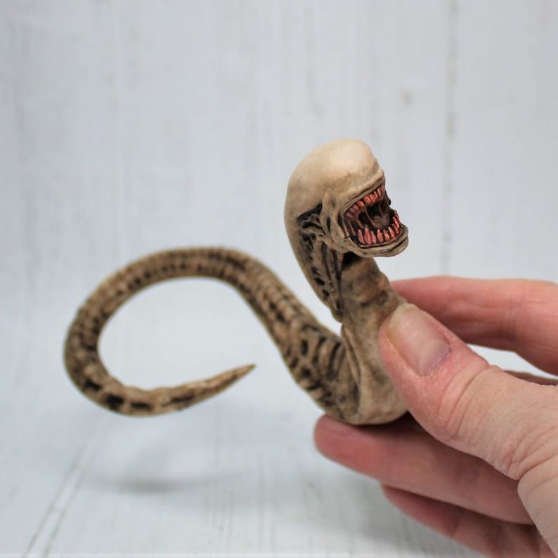 Alien Chestburster Alien Movie Model Hand Painted Model - Etsy UK