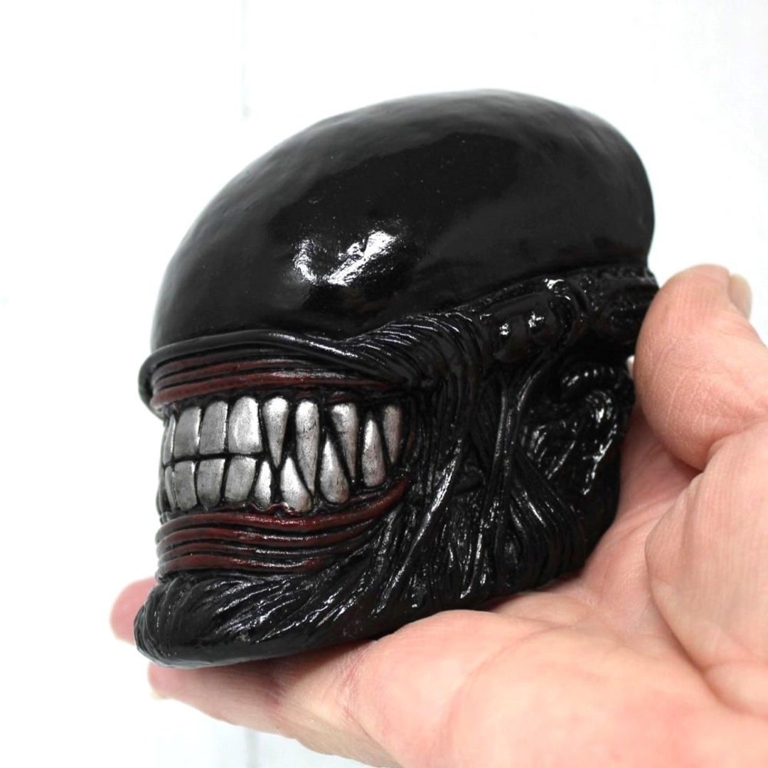 Alien Bust, Alien Plaque, Alien Wall Mounted Bust, Alien Xenomorph Wall ...
