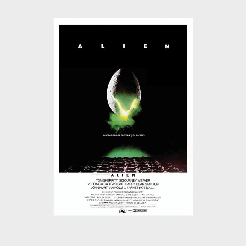 Alien Movie Poster: Jones the Cat With Xenomorph (A4 Print) - Etsy UK