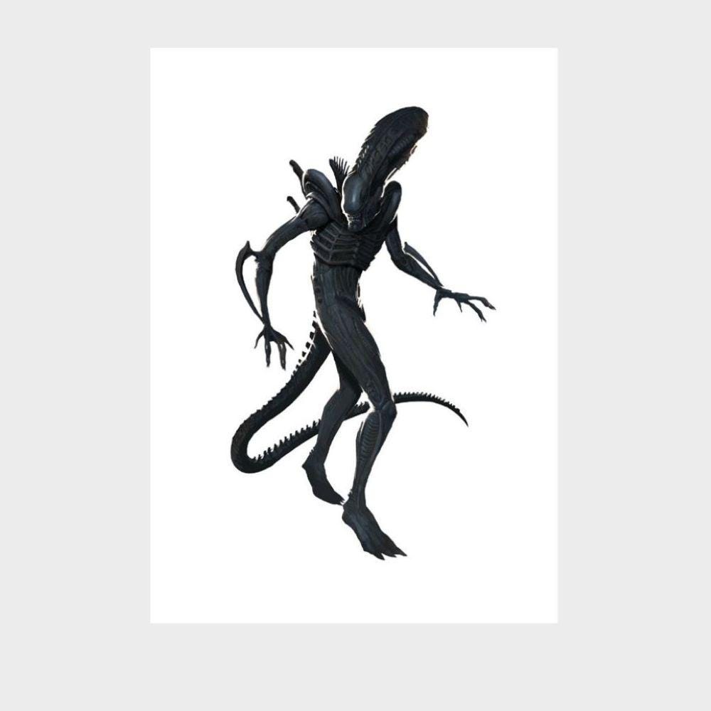 Alien Movie Poster: Jones the Cat With Xenomorph (A4 Print) - Etsy UK