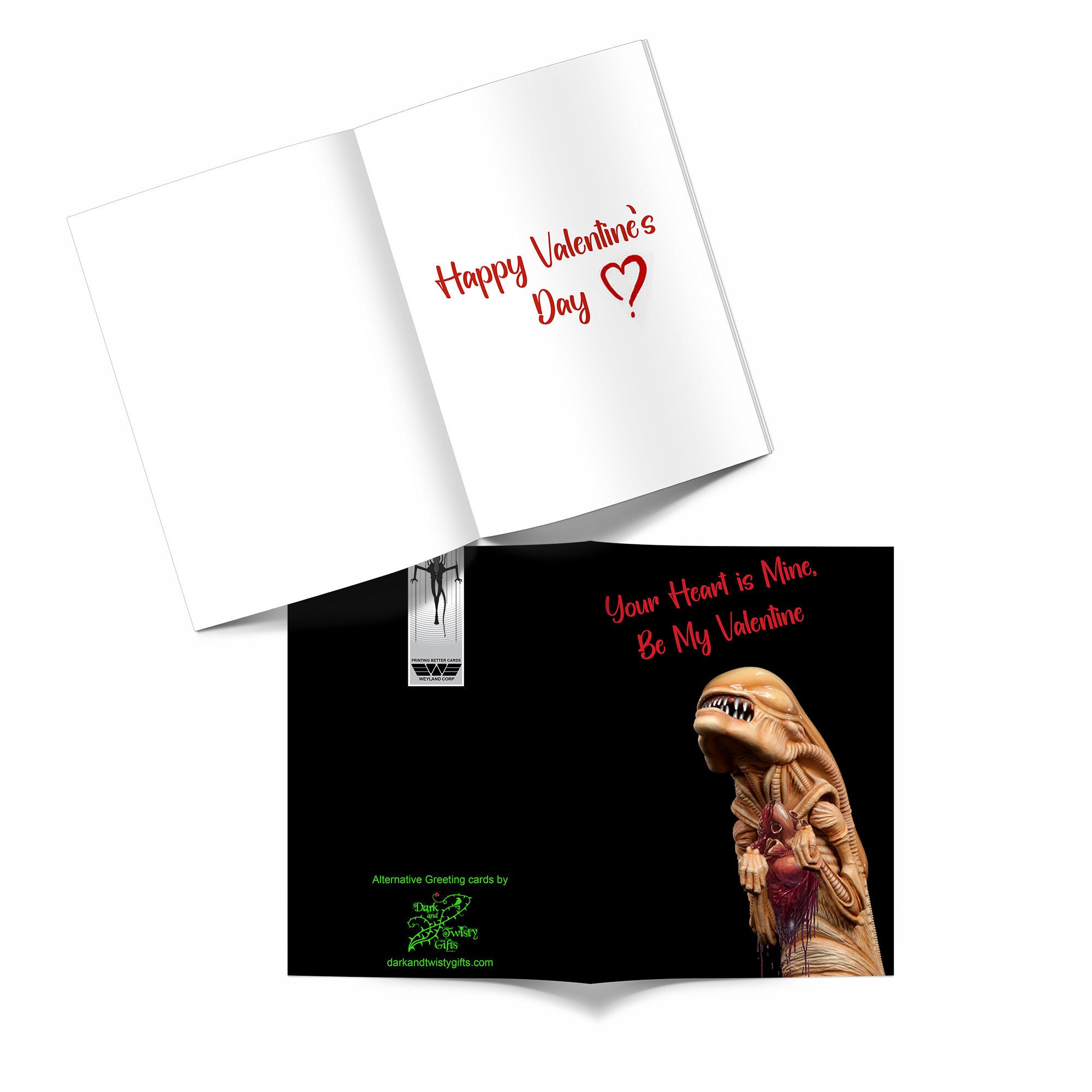 Alien Father's Day Card, Facehugger Father's Day Card, Alien Christmas ...