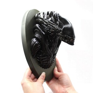 Alien Xenomorph Bust Wall Art, Alien Head Xenomorph Wall Hanging, Alien ...