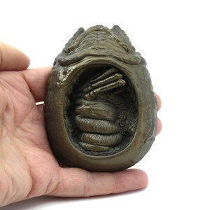 Cutaway Xenomorph Egg: Green and Red Alien Ovomorph With Facehugger - Etsy