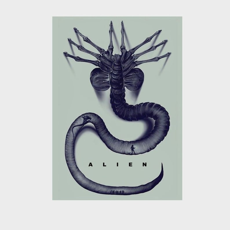 Alien A4 Poster, Know Your Xenomorph, Perfect Organism, Nostromo Crew ...