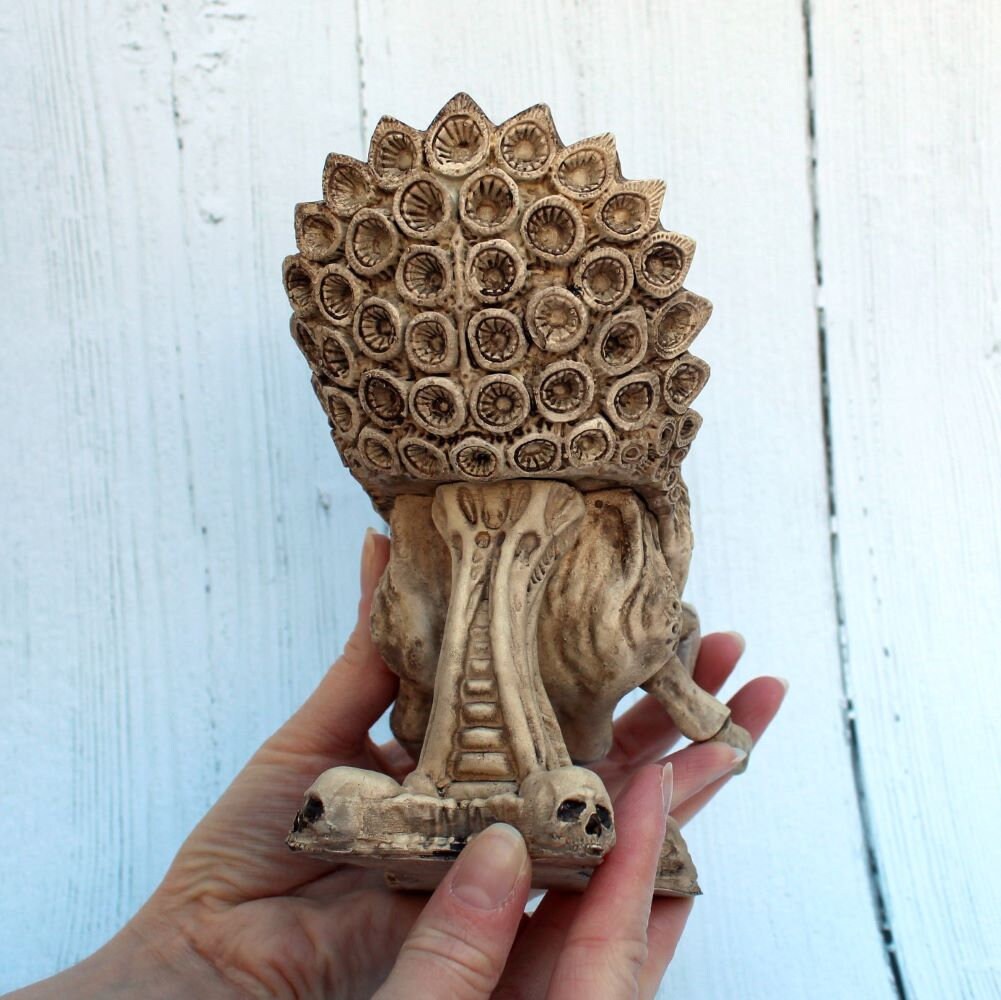 Predator Skull Model Figurine Predator 2 Scar Bio Celtic - Etsy