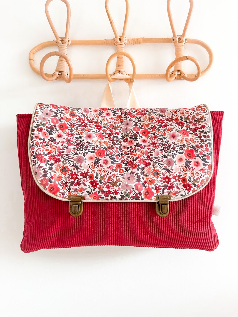 Sac cartable d'écolier personnalisable 18 TISSUS DISPONIBLES pour ...