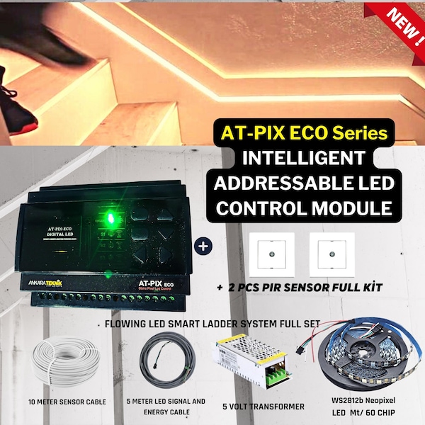 Stair Lights Digital Led Smart Stair and Hall Lighting System for Smart Home New System Entryway ...