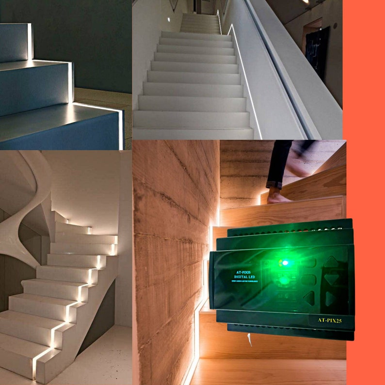 New Stair Lights Digital Led Smart Stair and Hall Lighting - Etsy